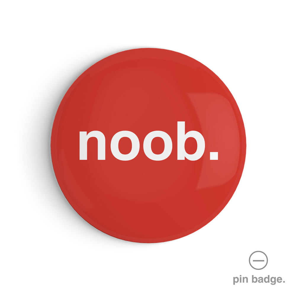 "Noob" Pin Badge - Greetings From Hell