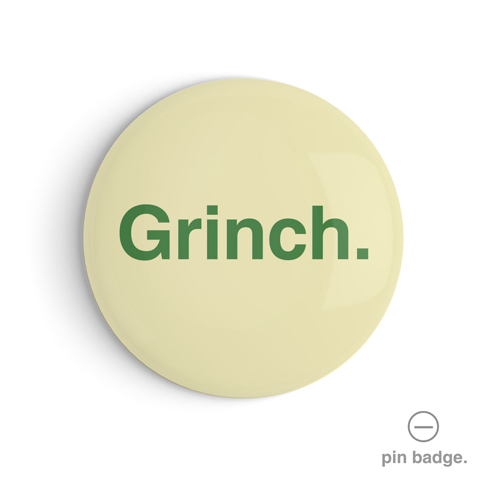 "Grinch" Pin Badge - Greetings From Hell