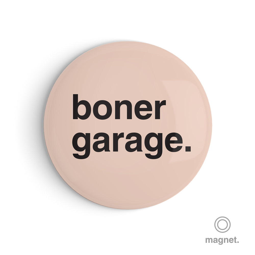"Boner Garage" Fridge Magnet - Greetings From Hell