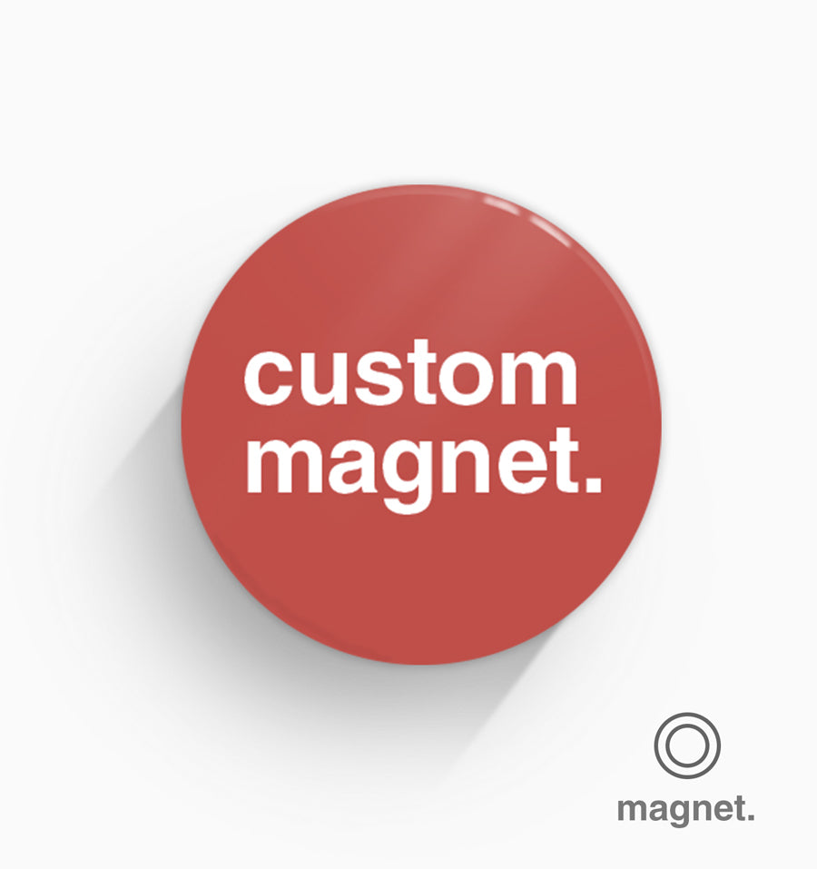 Custom Made Fridge Magnet - Greetings From Hell