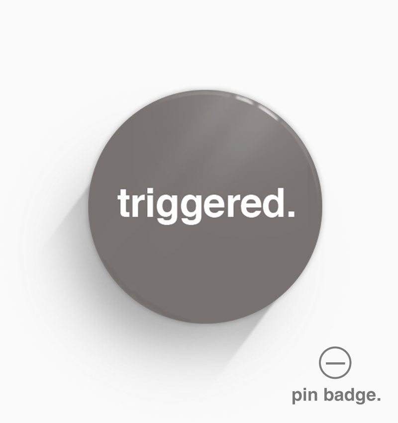 Triggered Pin Badge Greetings From Hell